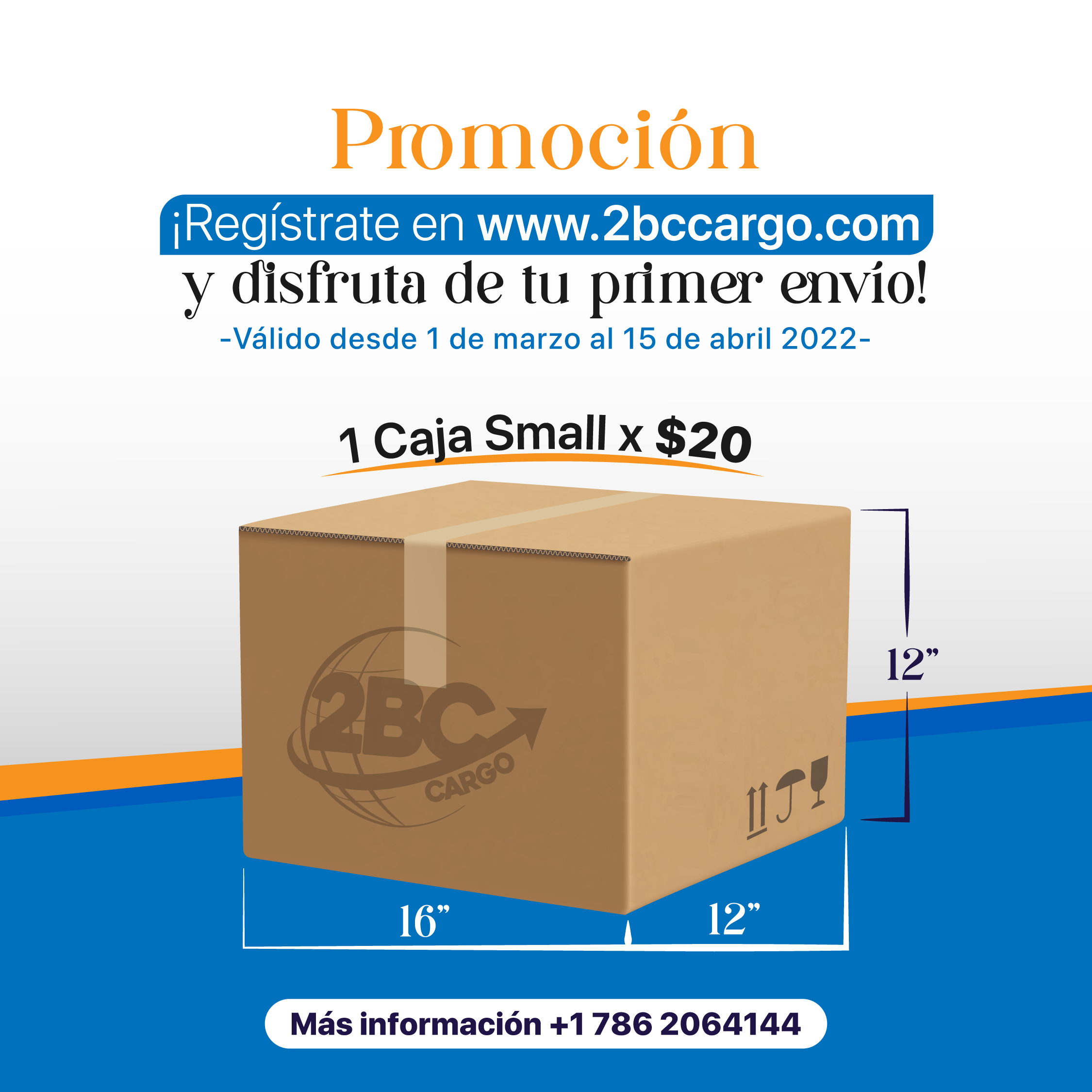 Regístra tu casillero en 2BC Cargo - 2BC Cargo